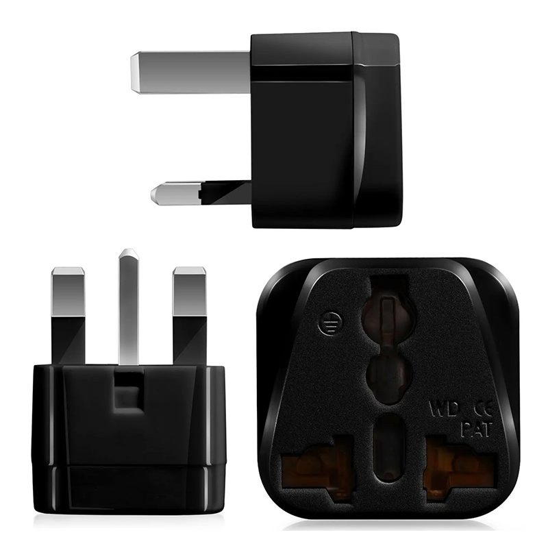 All Types Universal Adapter Portable Travel 3 Pin Plug Socket Converter ...