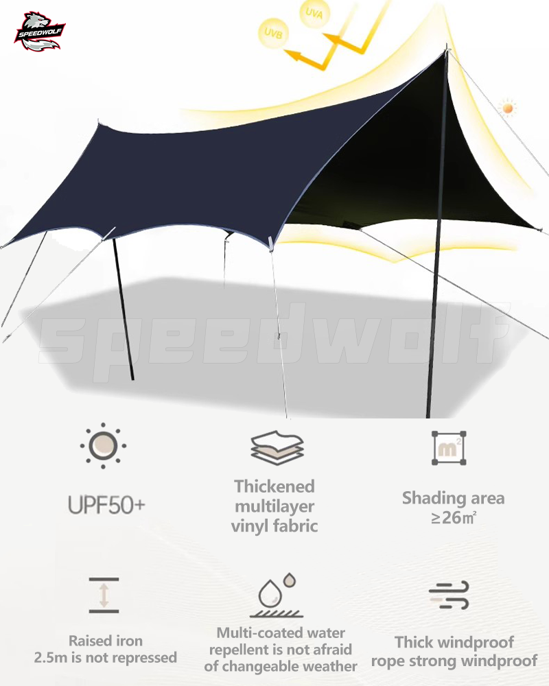 Flysheet Waterproof Groundsheet Camping Tarp Ultralight Weight Shelter ...