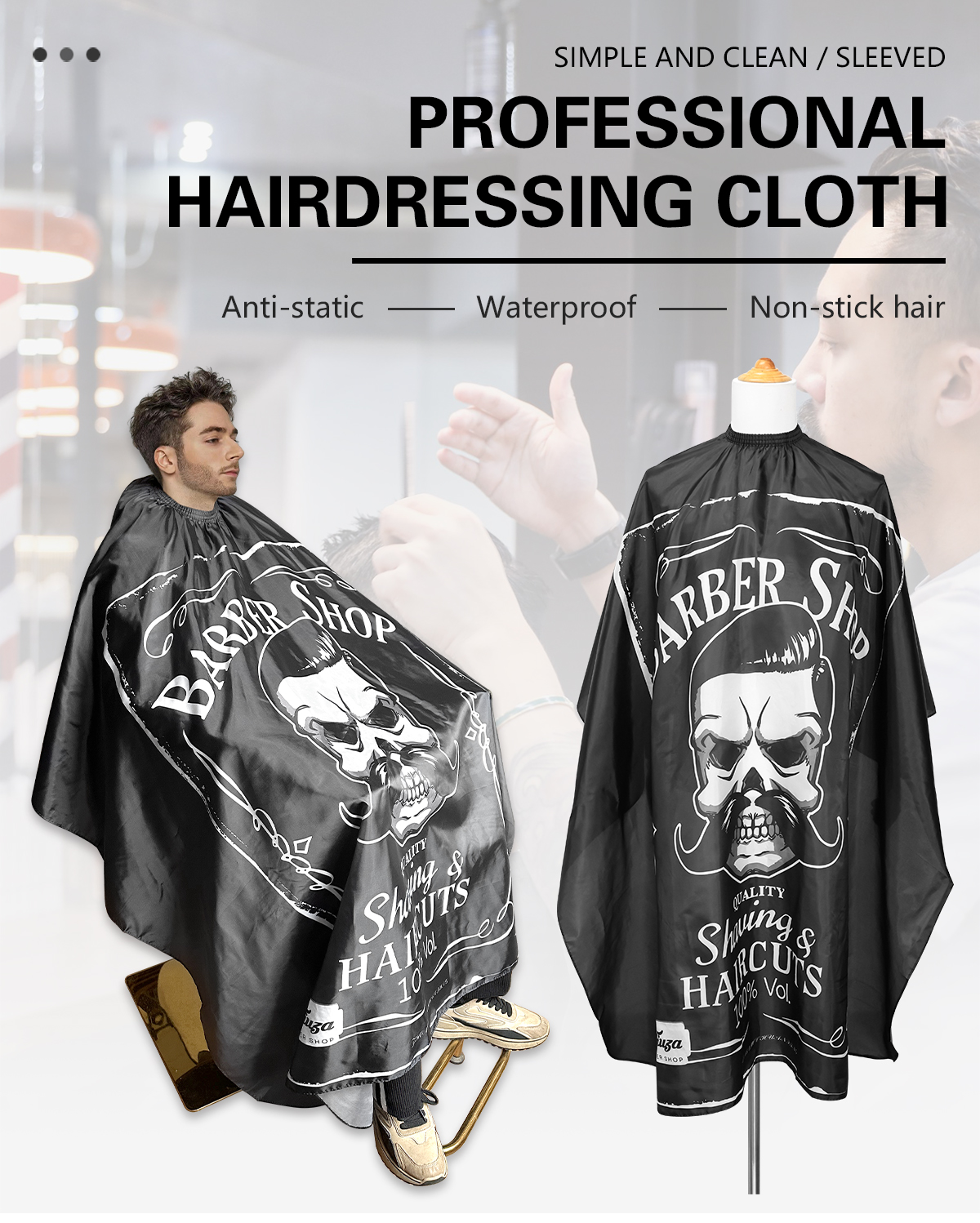 Hair Salon Dedicated Haircut Blackbeard Cloth Haircut Apron Shawl ...
