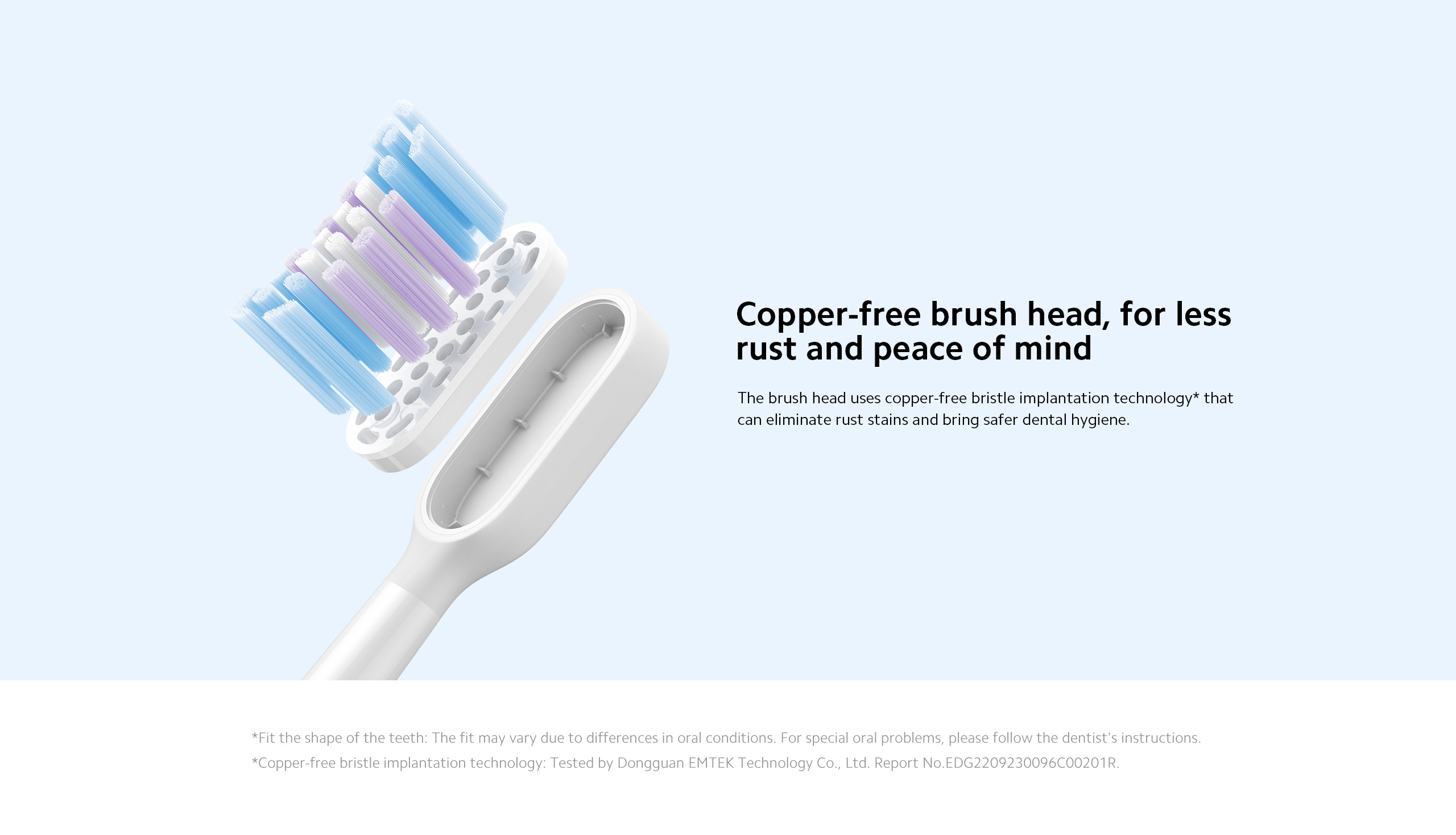 Xiaomi Smart Electric Toothbrush T501 Replacement Heads Global Version ...