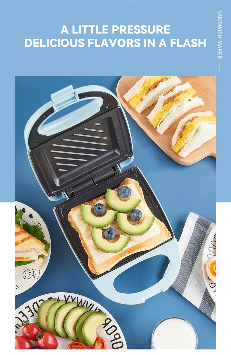 Sandwich Breakfast Maker Mini Sandwich Maker, Sandwich Maker with Non ...