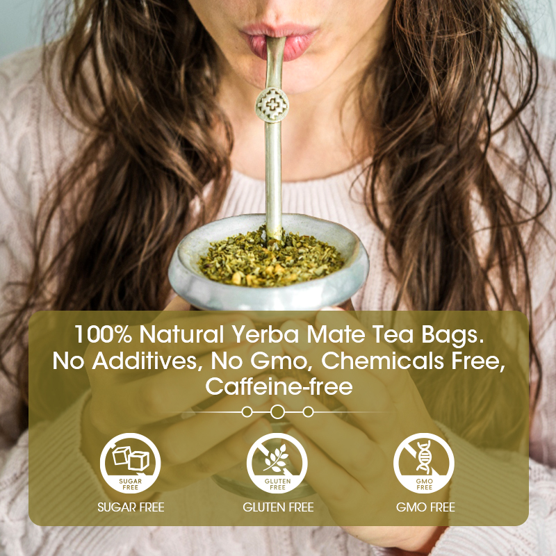 Alliwise Yerba Mate Tea Bag Rich In Chlorophyll,Antioxidants Supports ...