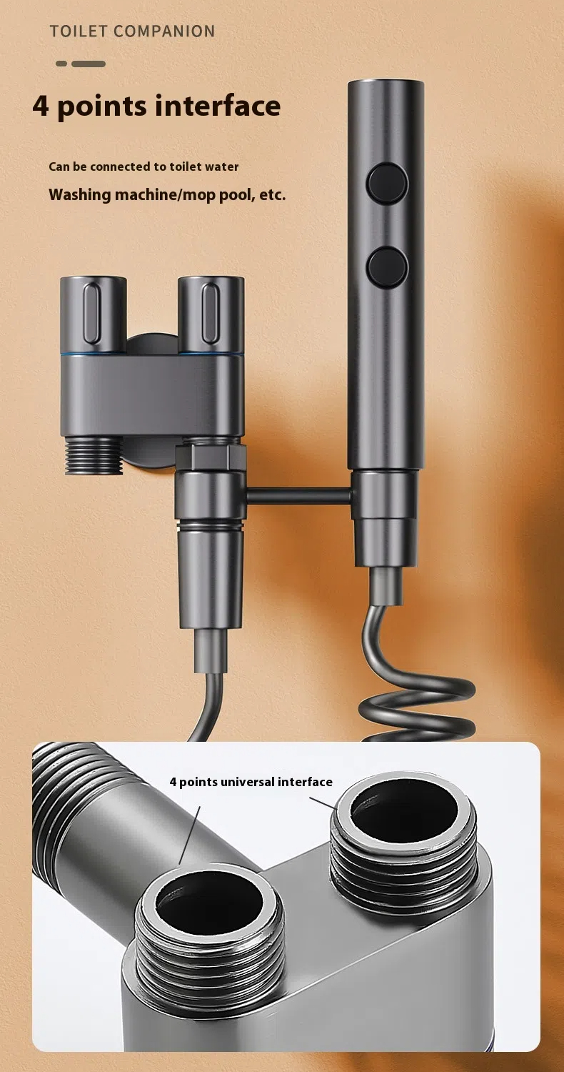 Toilet flush spray gun faucet Woman washer nozzle washing machine ...