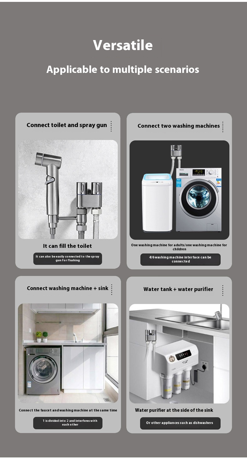 Toilet flush spray gun faucet Woman washer nozzle washing machine ...