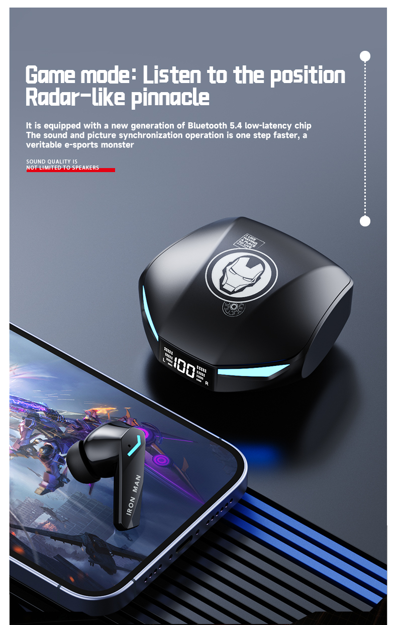 Lenovo QS-T41 Wireless Earphone Bluetooth Earphone Smart Touch Gaming ...