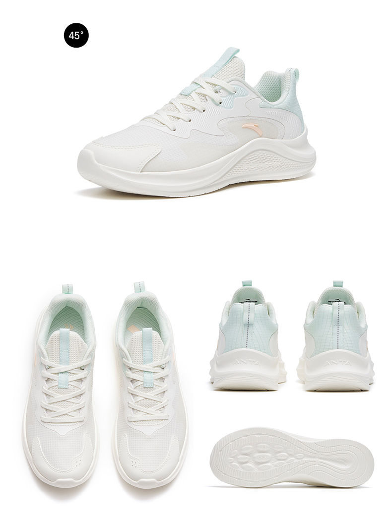 ANTA Women Walk Running Shoes Durability Breathable Versatile Soft ...