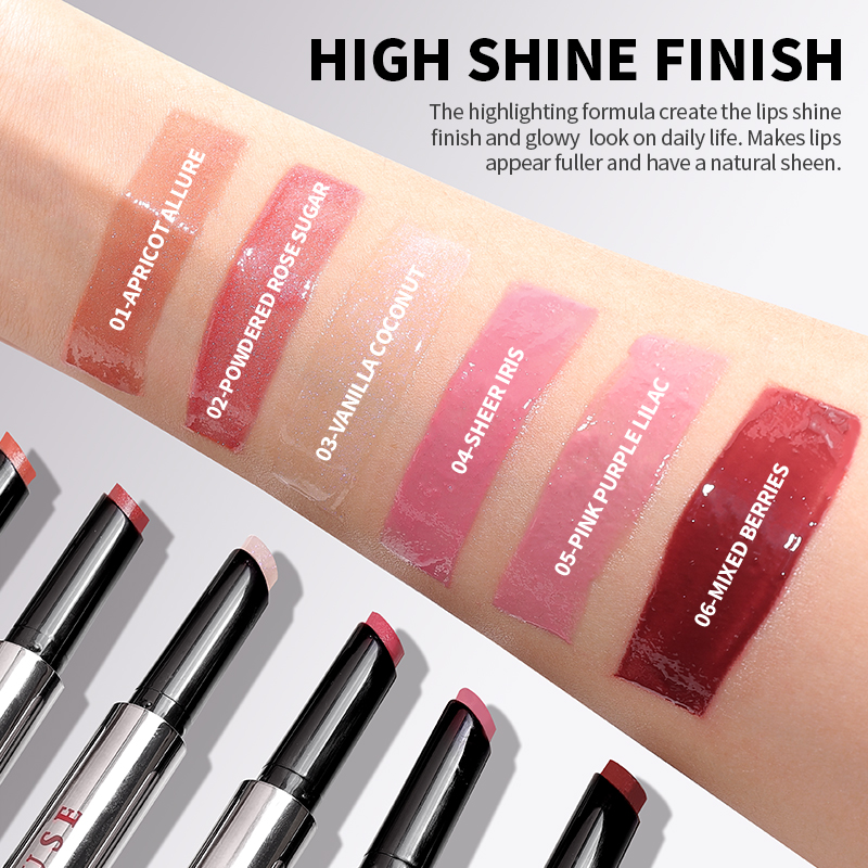 KIMUSE Vegan Solid Lipstick Juicy & Glowy Lip Balm Tingle-free Plumping ...