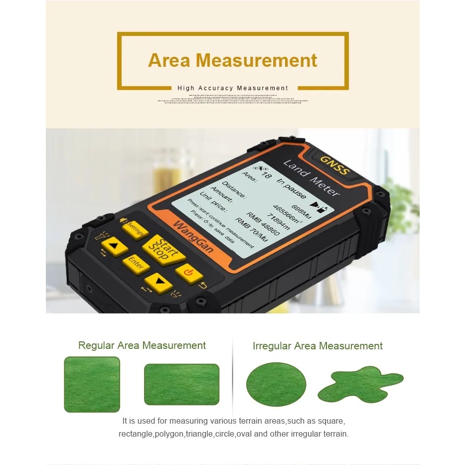WangGan S1 Portable GPS Land Measuring Meter Mountain Measurement 2.4 ...