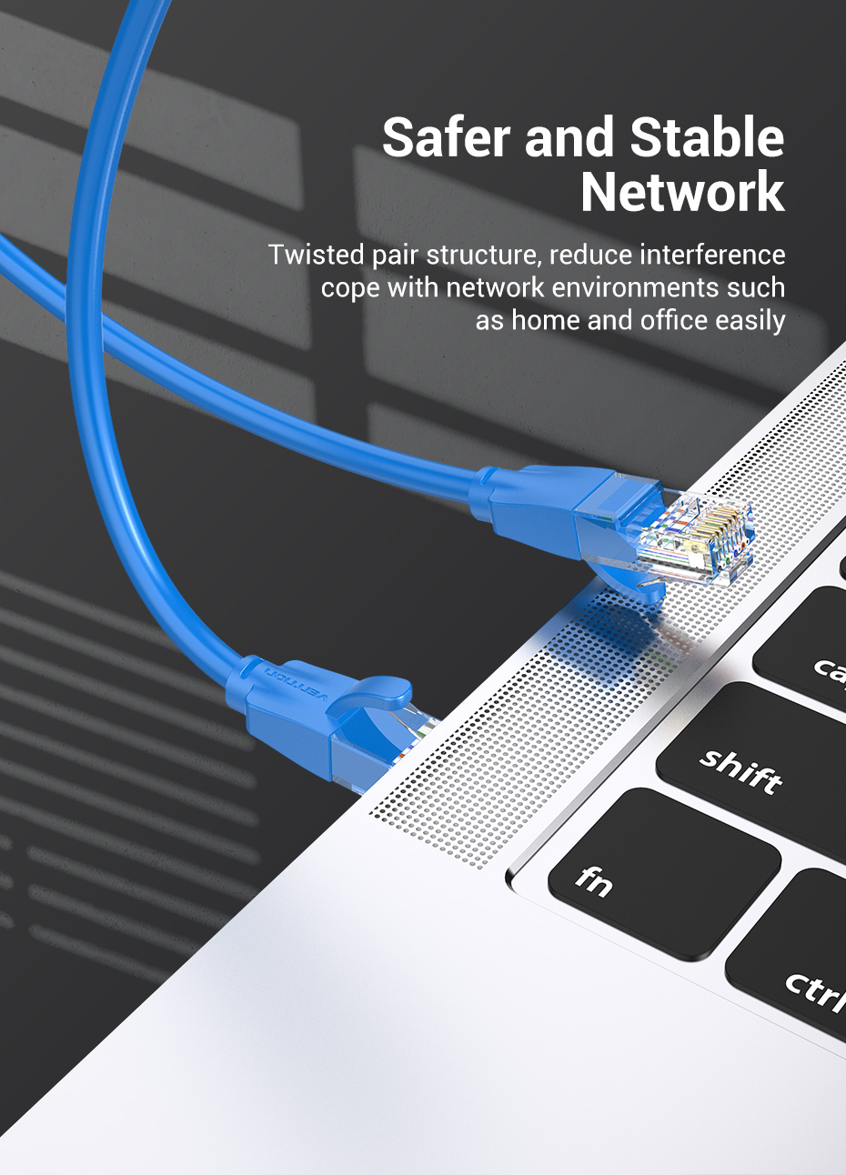 Vention Ethernet Lan Cable UTP CAT 6 Network Patchcord Cable High Speed ...