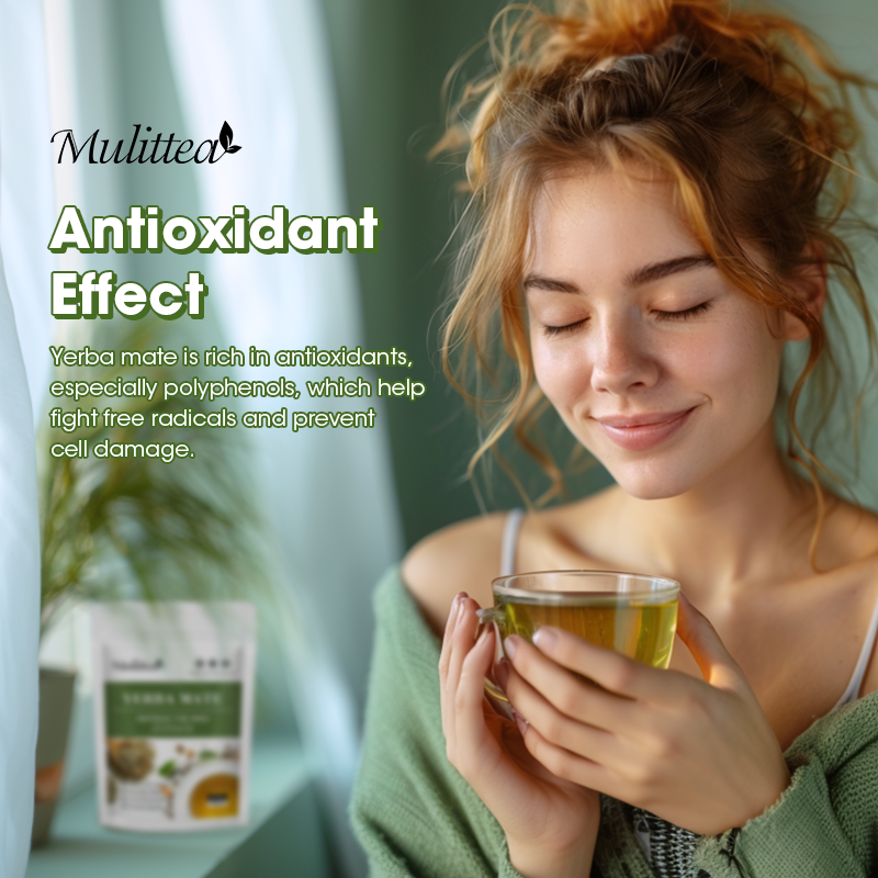 Mulittea Yerba Mate Tea Bags, Natural Organic Yerba Matte Rich in ...