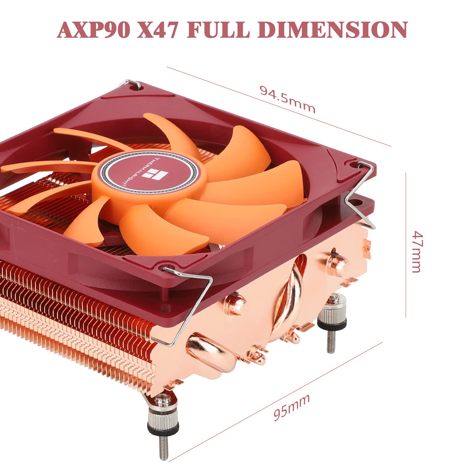 Thermalright AXP90 X47 FULL CPU Radiator Low Profile CPU Cooler Pure ...