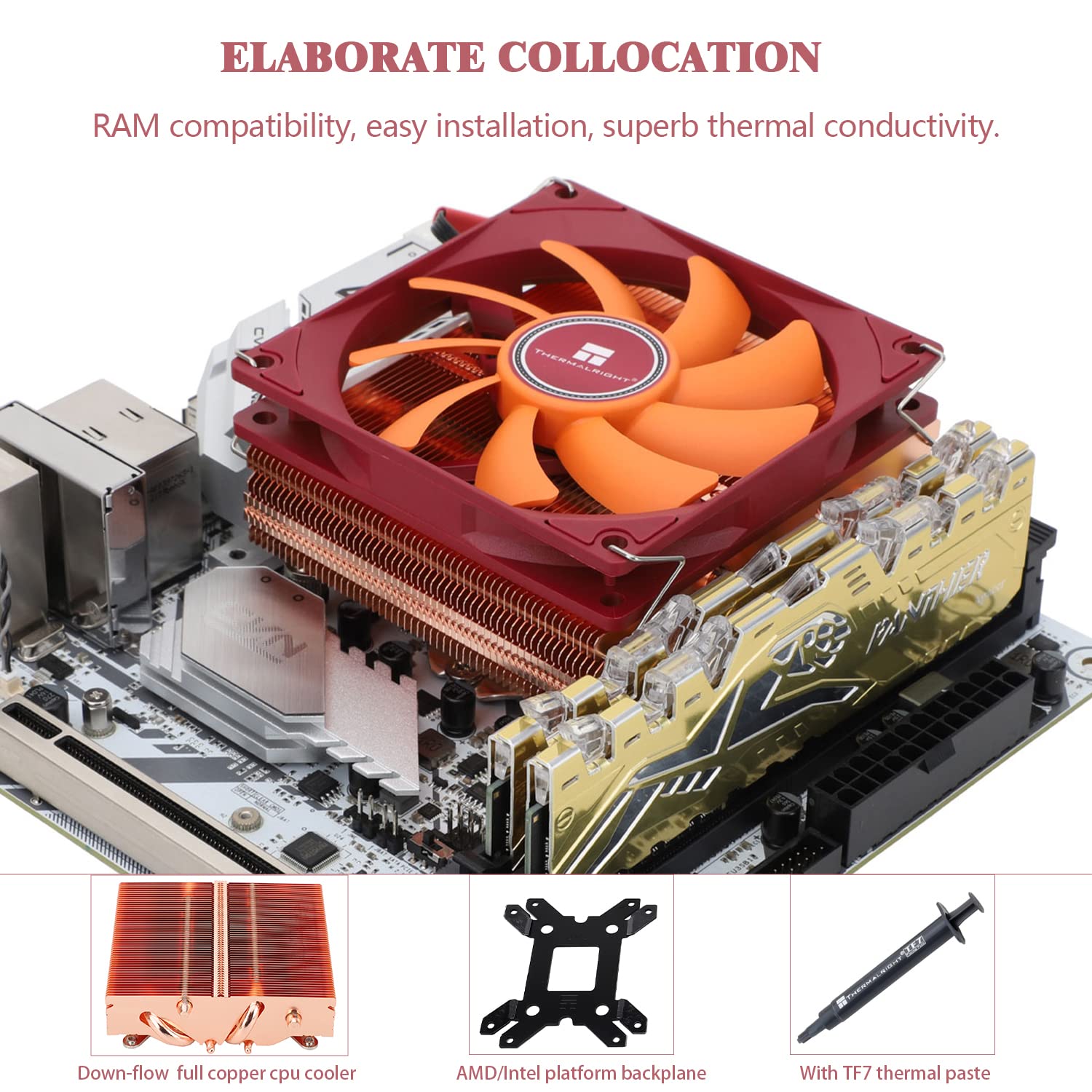 Thermalright AXP90 X47 FULL CPU Radiator Low Profile CPU Cooler Pure ...