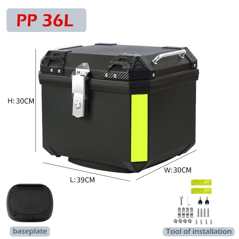Top box 45 liters for motorcycle Top Box Motorcycle Alloy top box ...