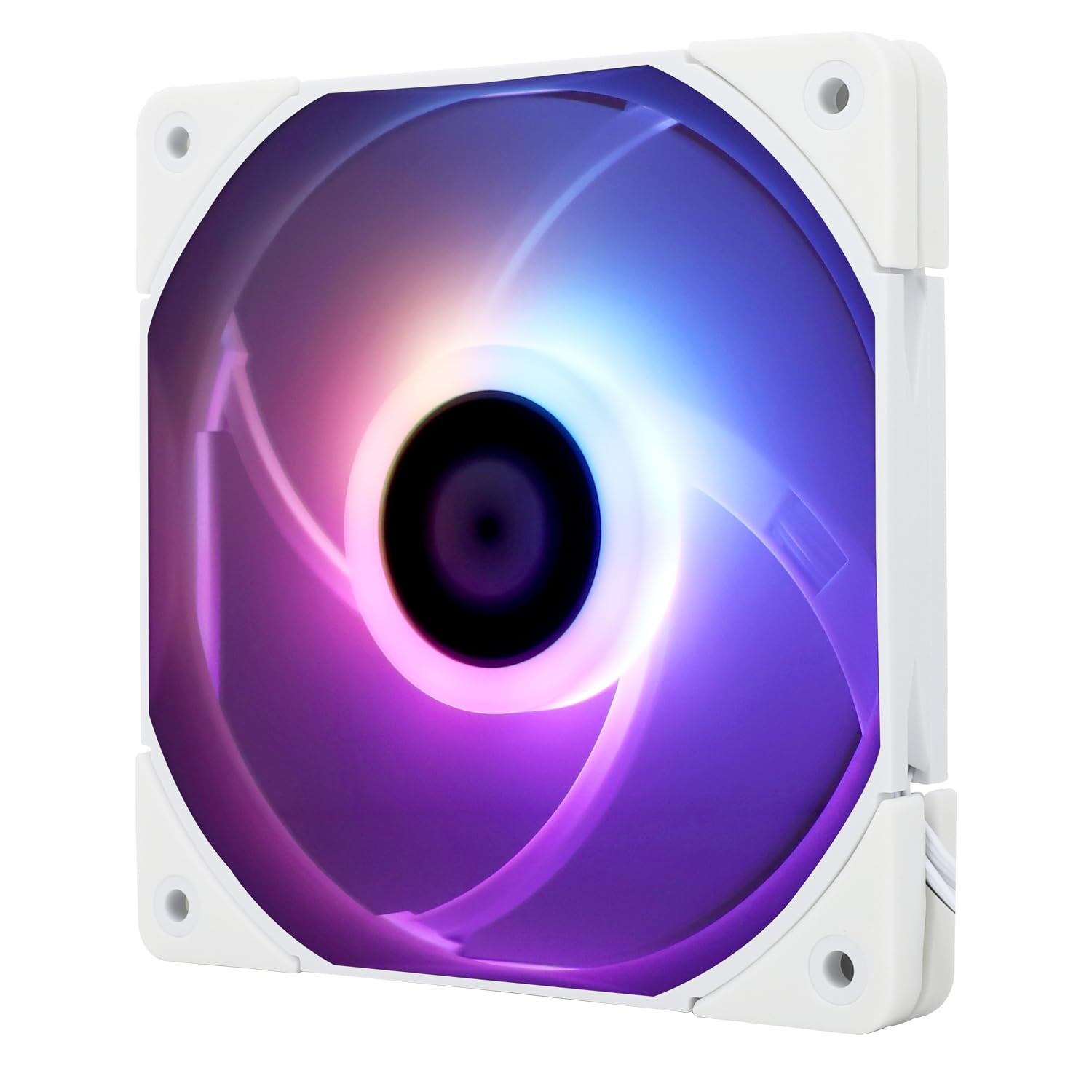 Thermalright TL-C12015W-S White ARGB CPU Fan 120mm Case Fan Quiet PWM Computer Fan ARGB 15mm ...