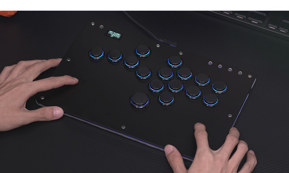 Haute42 Leverless Controller for Arcade Gaming: R16 Retro Rims Series ...