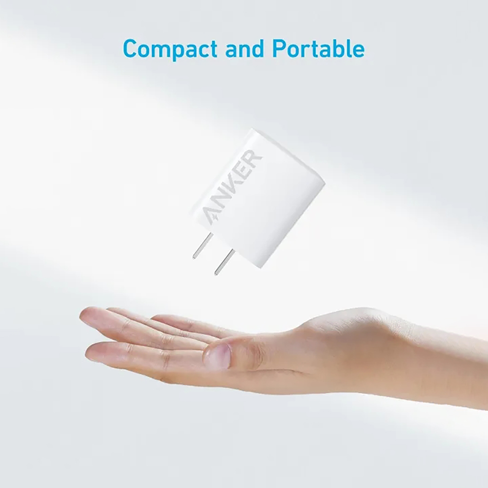 Anker 20W Dual Port USB Fast Wall Charger, USB C Charger Block | Shopee Philippines