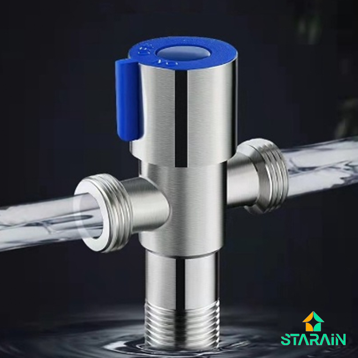 304 Stainless Steel Kitchen Bathroom Angle Valve Two Way Toilet Bidget ...