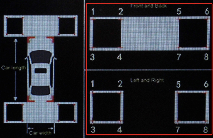 Smartour Automatic Completion Calibration Cloth for 360 Degree Car ...