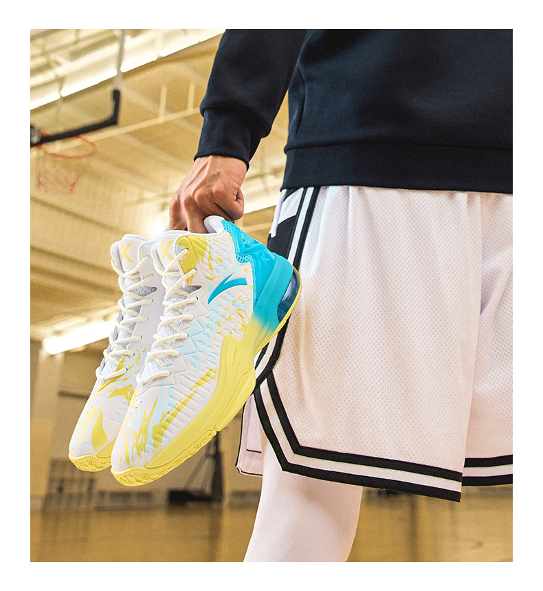 ANTA Men KT FIRE Basketball Shoes Rebound Cushion Wear-resistant Non ...