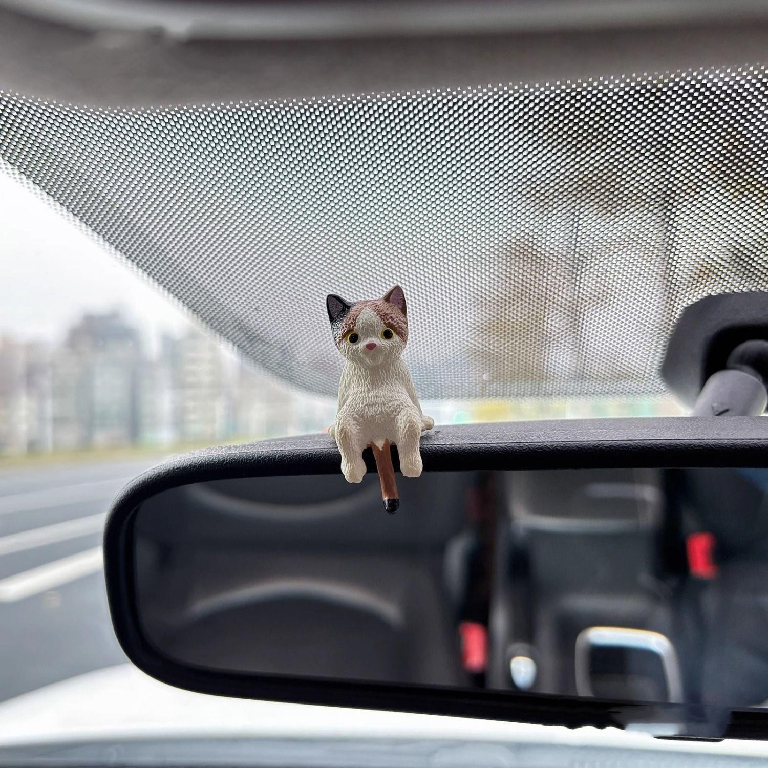 ROBEN Cute Cat Car Screen Small Decoration Car Central Control Display ...