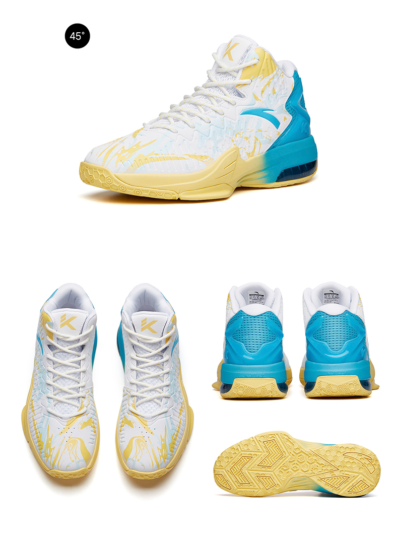 ANTA Men KT FIRE Basketball Shoes Rebound Cushion Wear-resistant Non ...