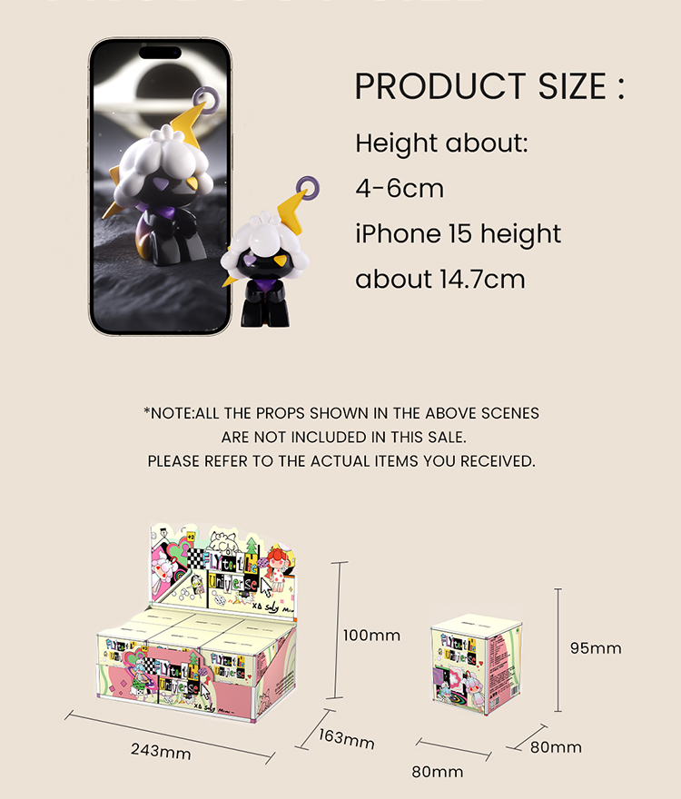 Heyone Heatup SOLY Flies to the Romance of the Universe Mystery Box Figure Blind Box Action Cute ...