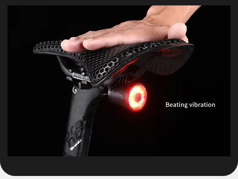 ESLNF Bicycle Tail Light Smart Brake Light with 2 mounts Waterproof USB ...