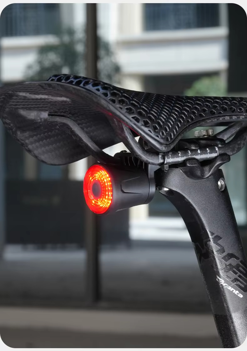 ESLNF Bicycle Tail Light Smart Brake Light with 2 mounts Waterproof USB ...