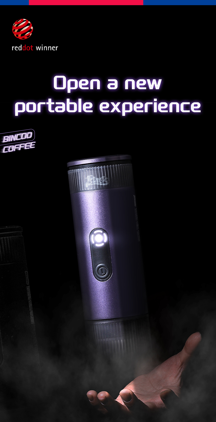 BINCOO Portable Coffee Machine H1Pro Electric Espresso Machine with Handheld for Household ...