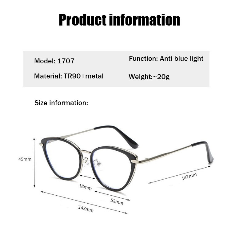 [COD] Anti Radiation Glasses With Grade 0 -50 -100 -150 -200 -250 -300 ...