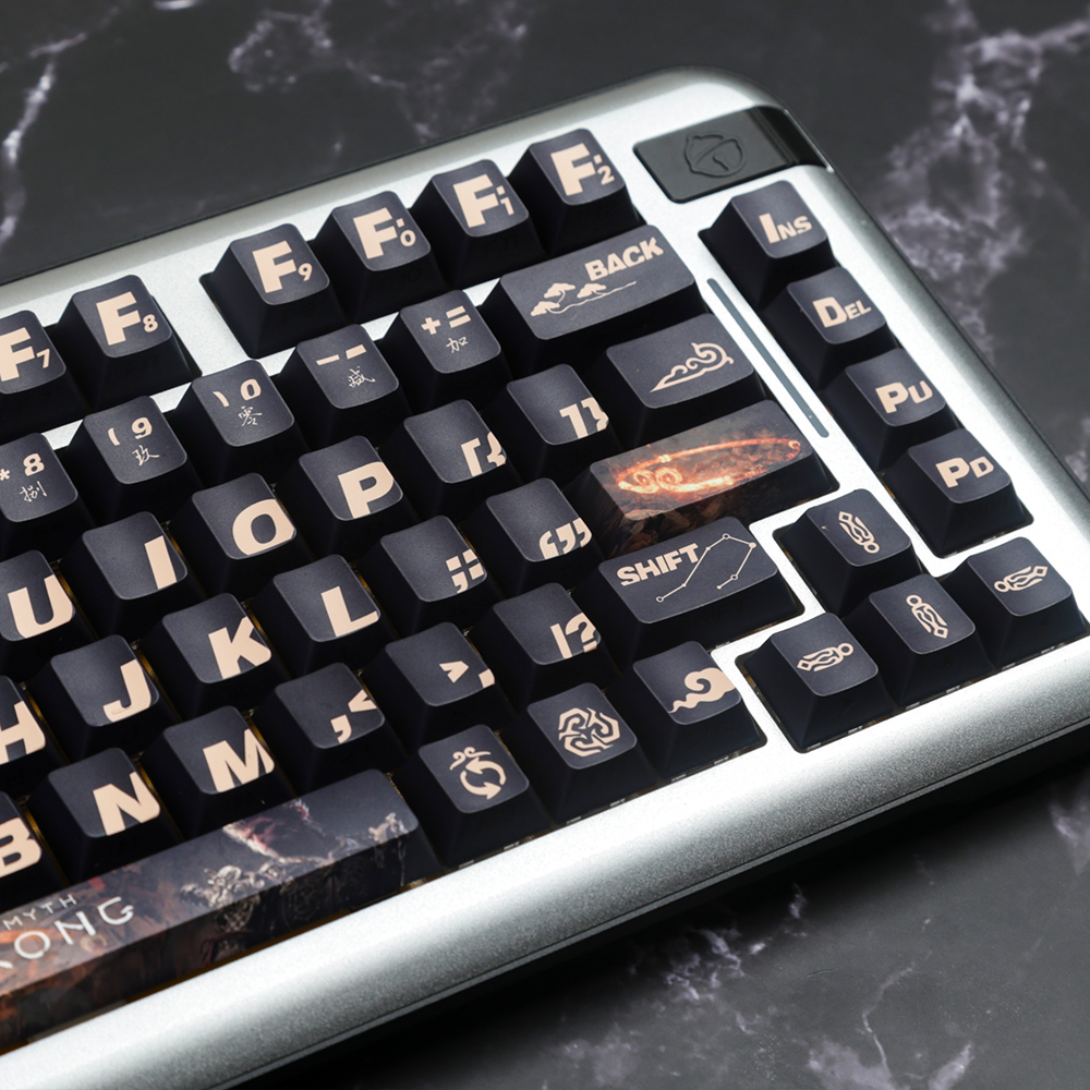 Black Myth Wukong 131Keys Keycaps/set Side Translucent Cherry Profile ...