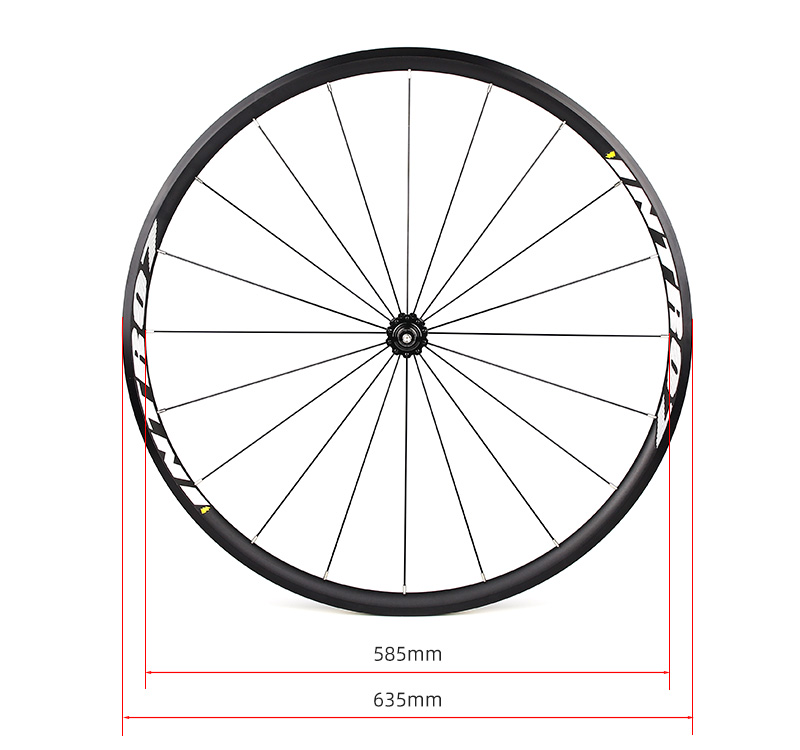 INTRO7 Fixe Gear Wheelset 700C Rim Set 20-24H Single Speed Track ...
