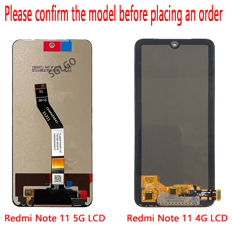 [Tqrepairer ] For Xiaomi Redmi Note 11 4G 5G / Note 11S 4G/ POCO M4pro ...
