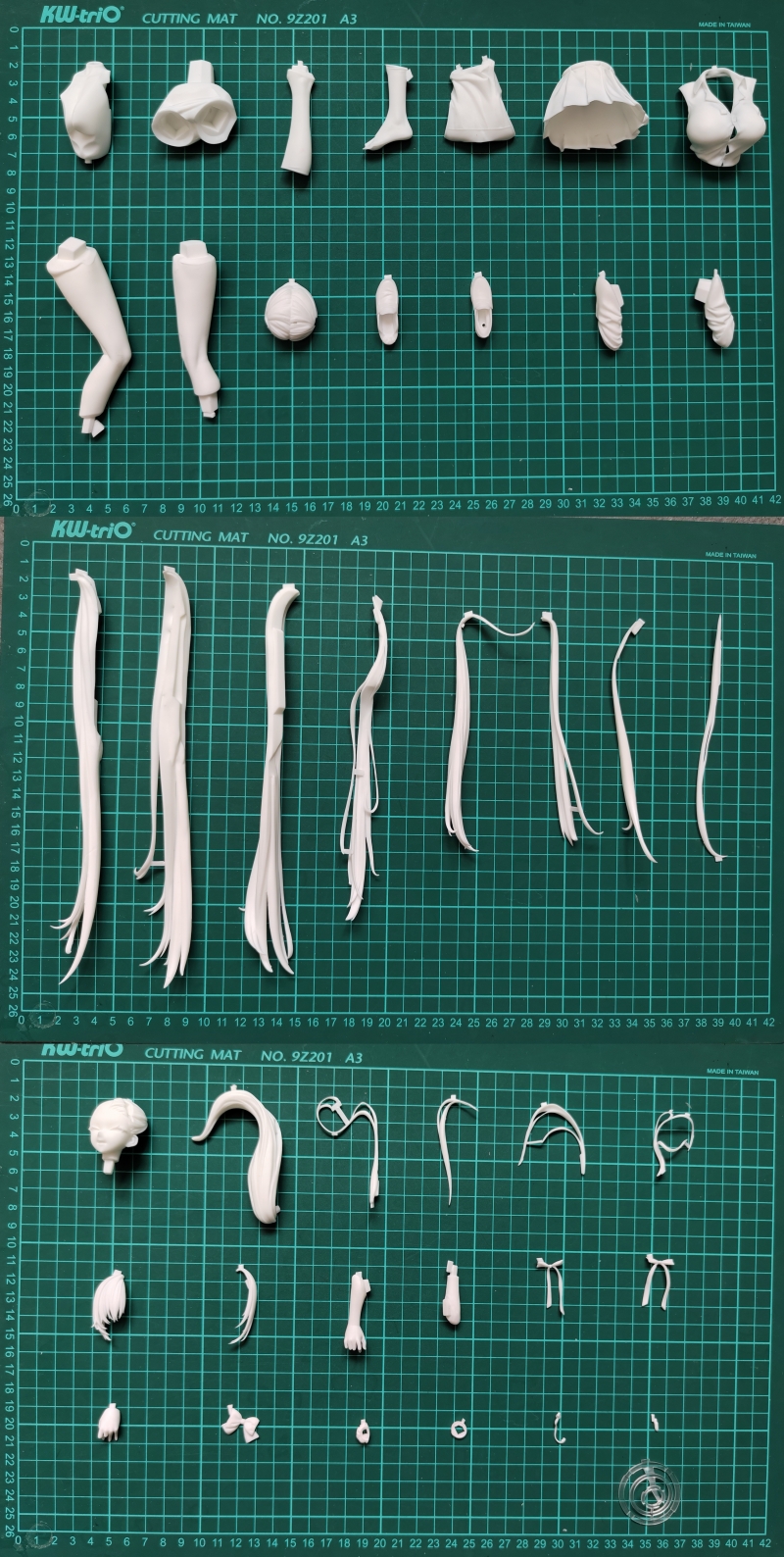 Resin Figure Kit Asuna Twin Tails WF2024S Ver. 1/6 Unpainted Garage ...