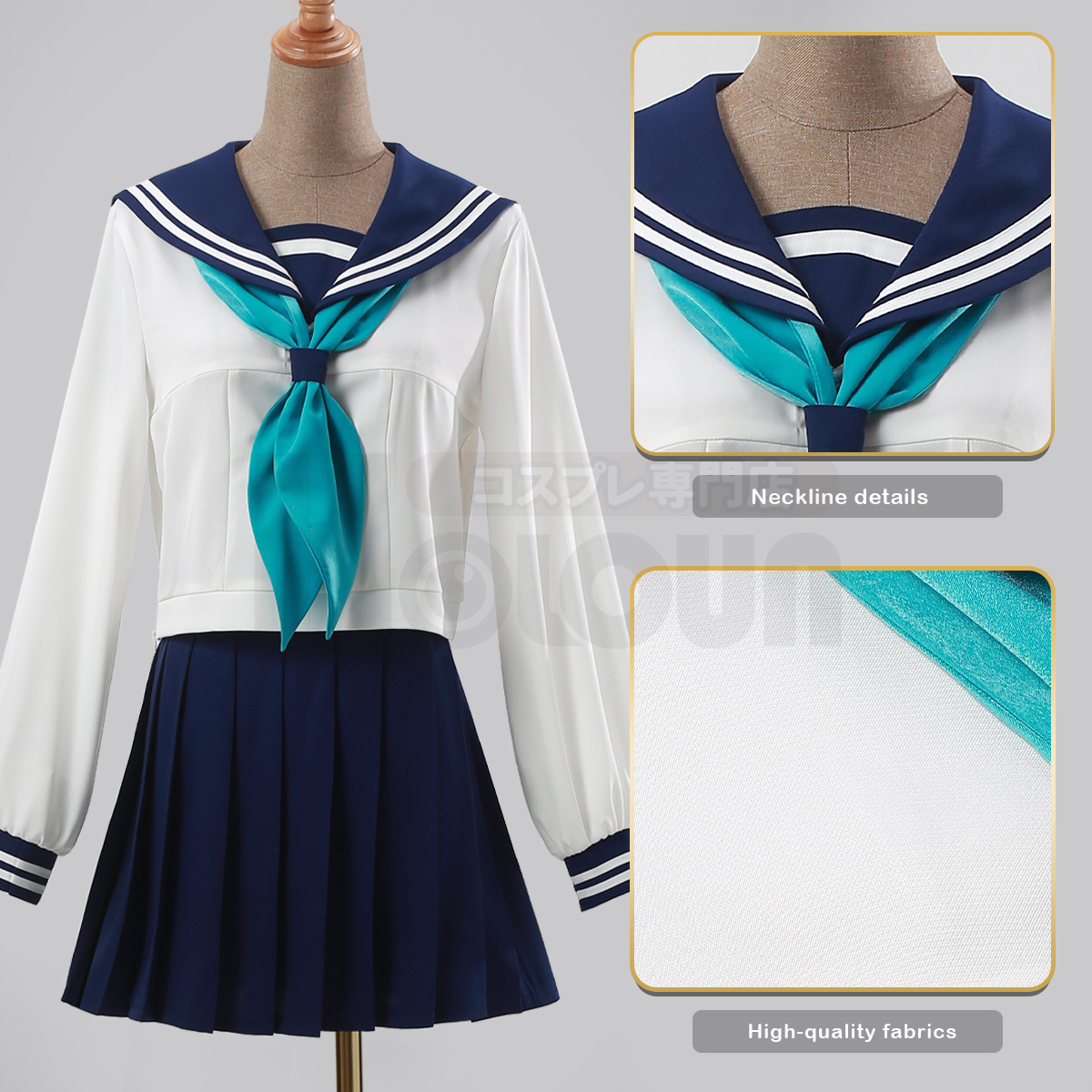 HOLOUN My Deer Friend Nokotan Cosplay costume Noko Shikanoko Anime JK ...