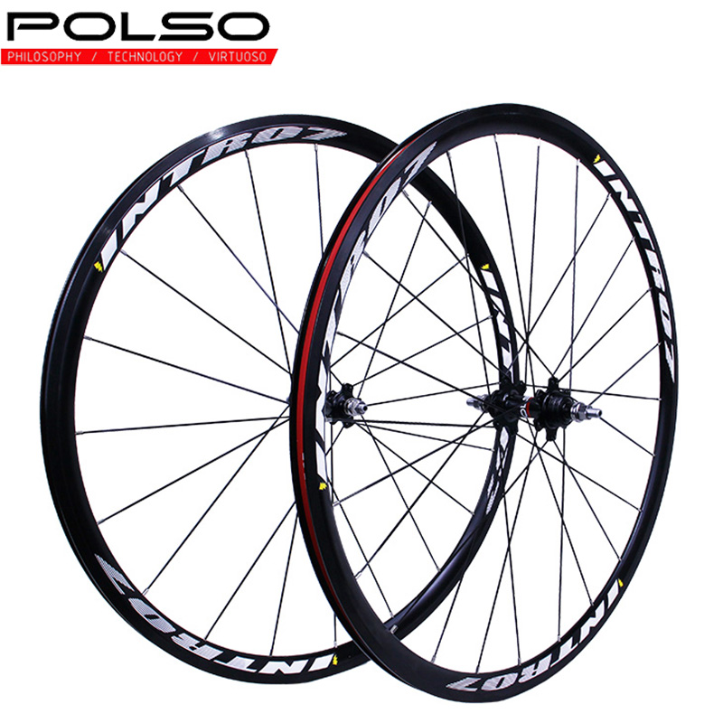 INTRO7 Fixie Wheel Set 20-24H Front and Rear Wheelset Single Speed ...