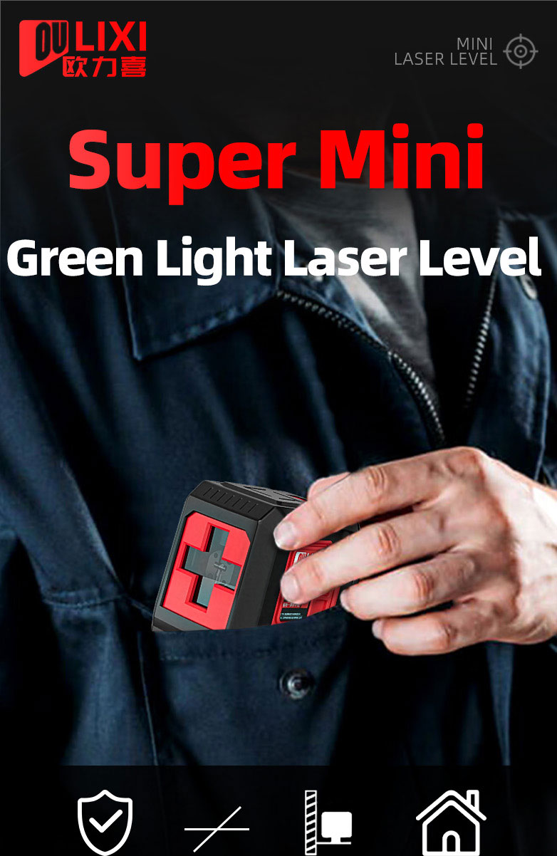 OULIXI Ultra Mini 2 / 5 Lines Laser Level Rechargeable Automatic ...