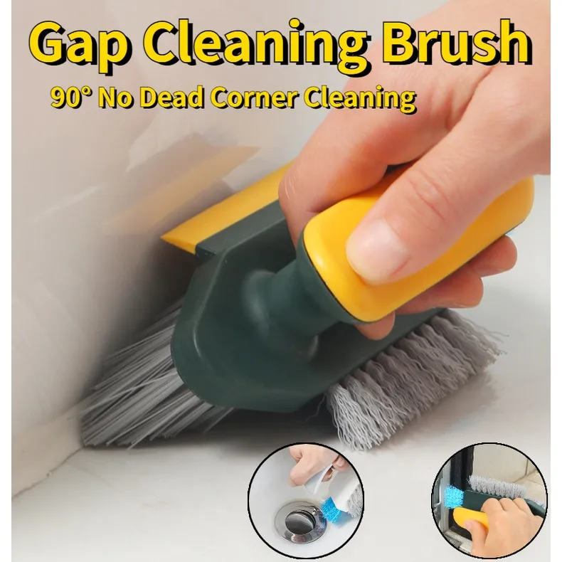 3 in 1 Scratch/Scrub/Sweep Rotating Floor Cleaning Brush with ...