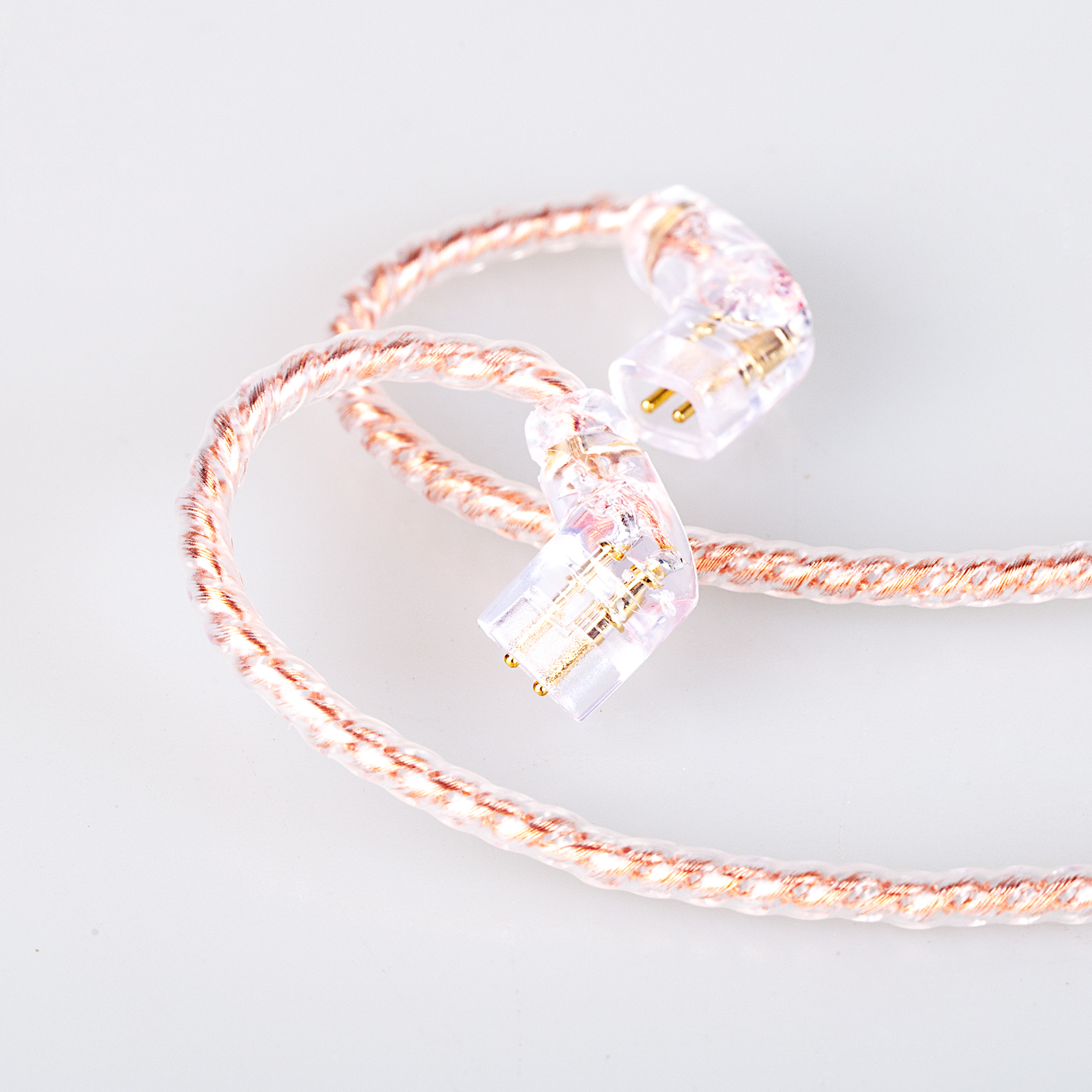 KBEAR 2PIN MMCX QDC TFZ IEM Cable 4-Core Pure Copper Earphone ...