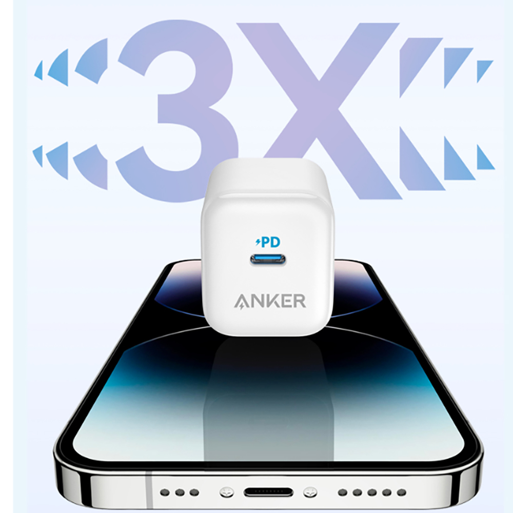 Anker 312 20W Fast Charger Adapter 20W Foldable Charger With PD2.0 PD3 ...