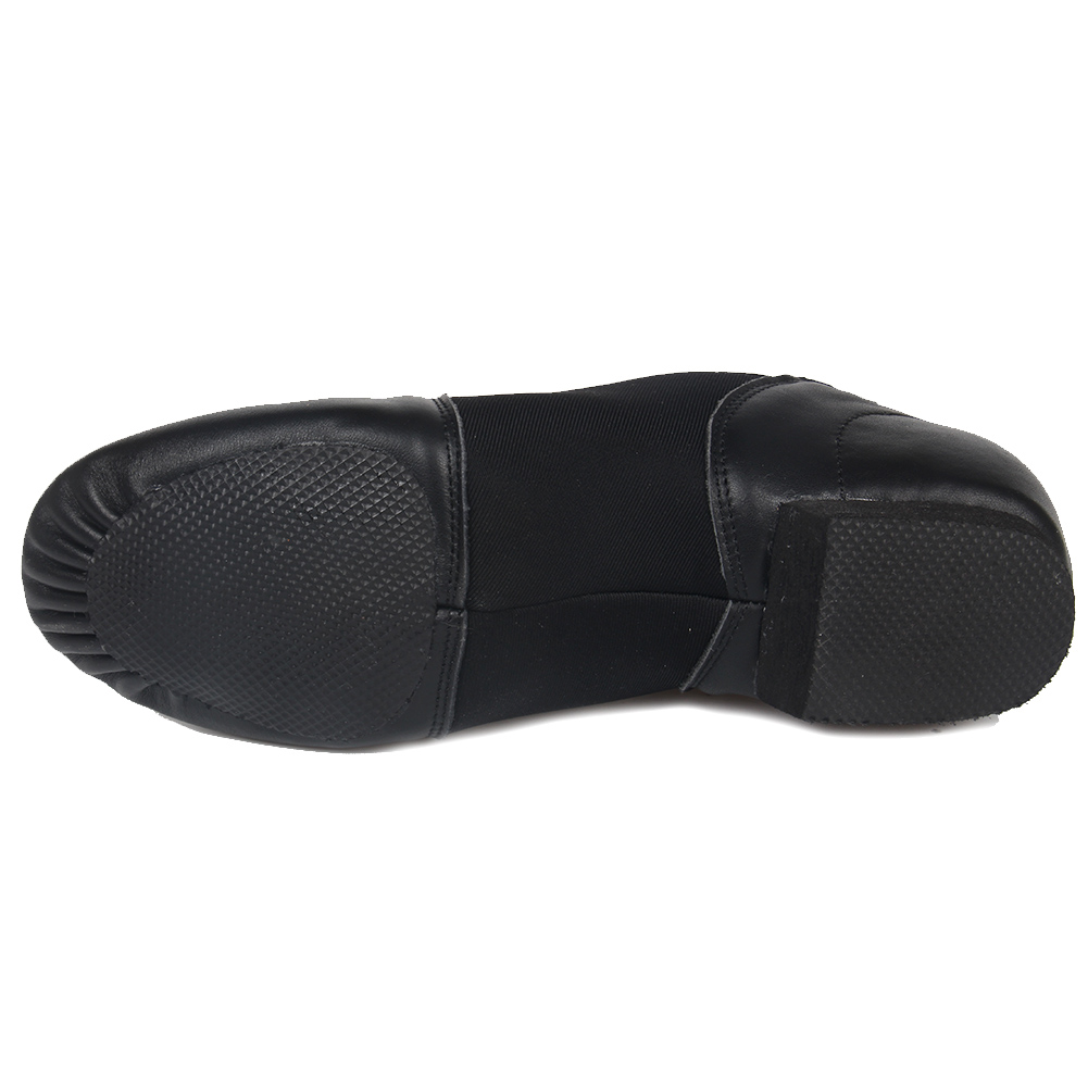 [Ready Stock] Genuine Leather Jazz Dance Shoes Tan Black Antiskid Sole ...