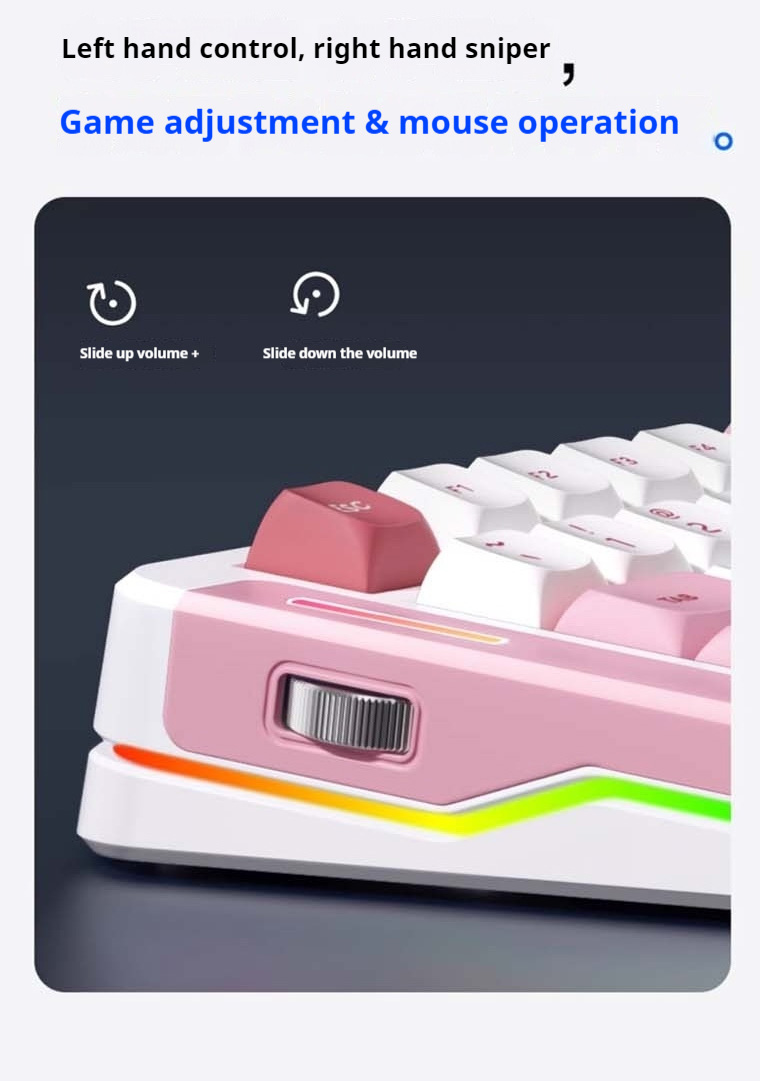 MCHOSE X75 V2 Custom Mechanical Keyboard Wireless Bluetooth Three-Mode ...
