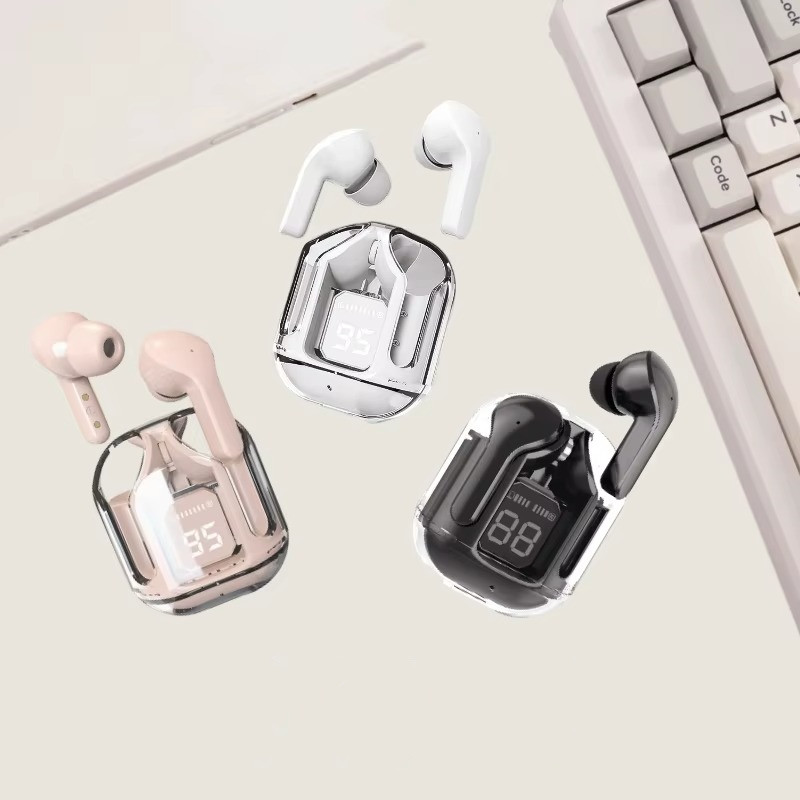 T2 TWS Wireless Headphones with LED Power Display, Stereo Sound, and ...