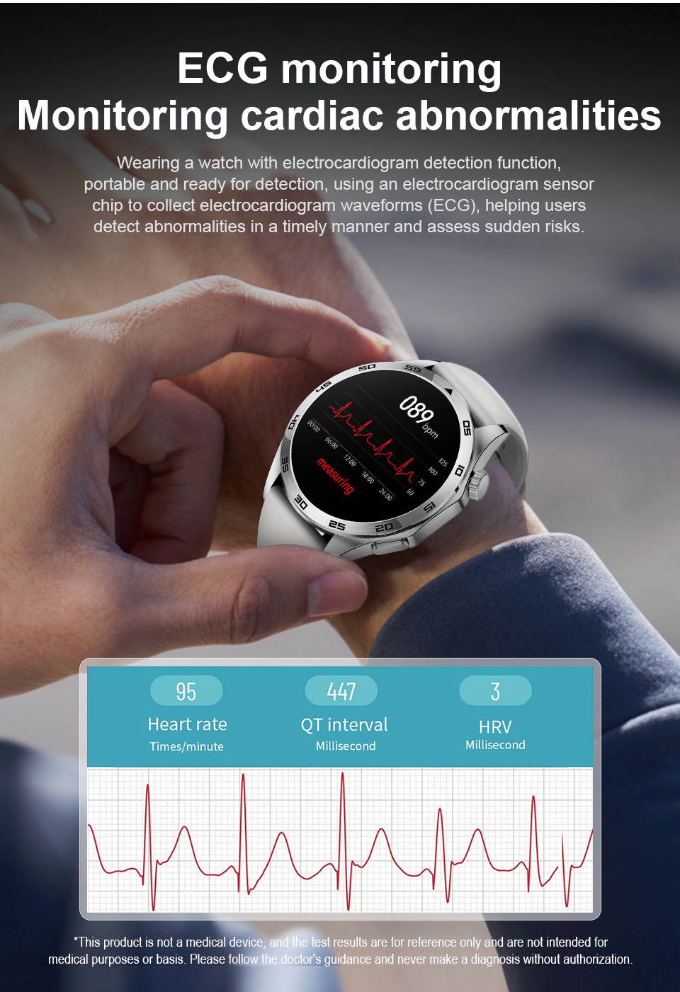 LIGE Smart Watch GT4pro Waterproof Multi-Sport Heart Rate/Blood ...