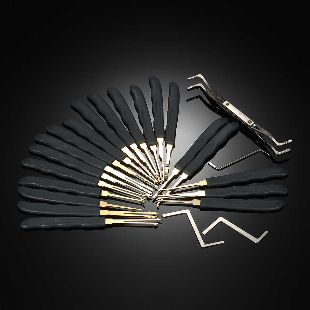 [Ready Stock] 24pcs Professional Unlocking Lock Picking Tools Set ...