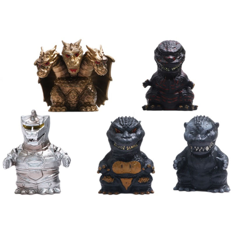 5Pcs 5cm-5.5cm Godzilla Vs King Kong Finger Puppet Mecha Godzilla King ...