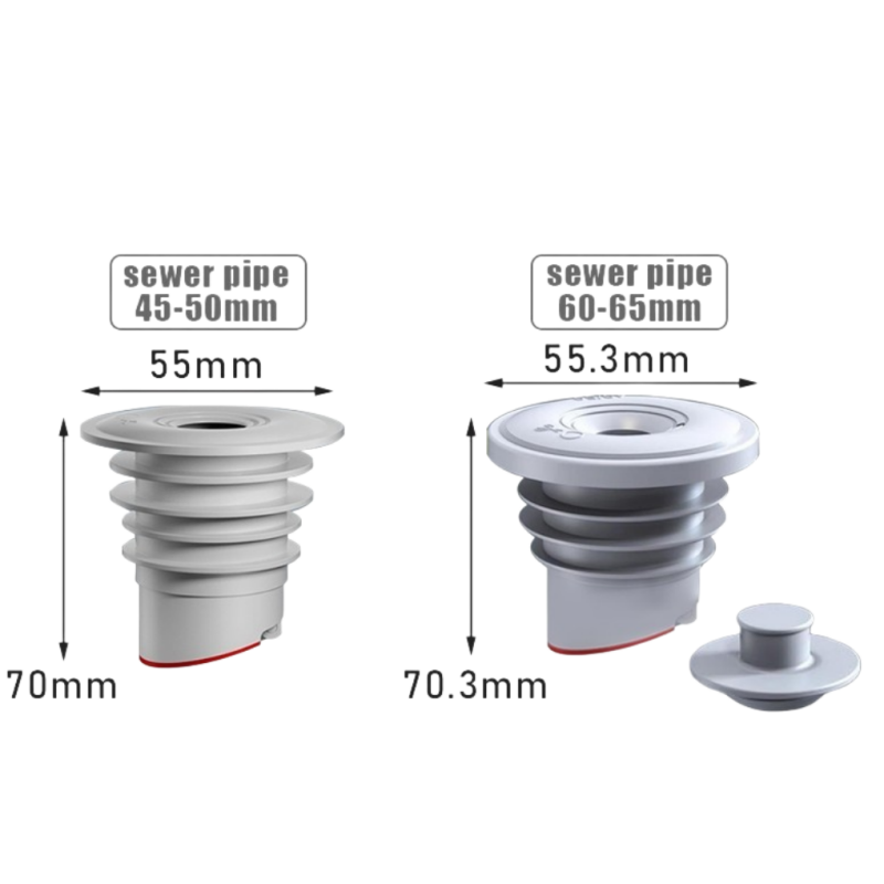45-50mm Floor Drain Cover Water Pipe Plug Sealing Ring Anti Odor Valve ...
