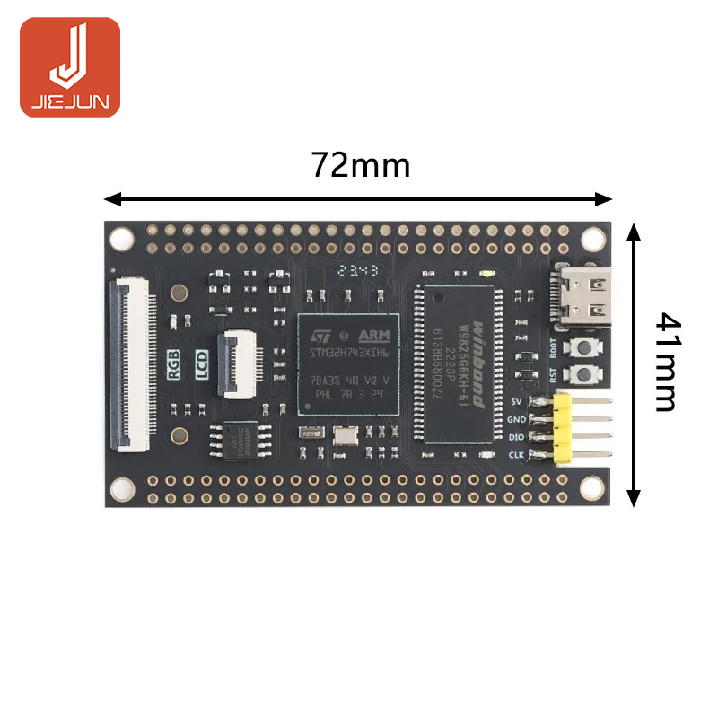 STM32H743XIH6 16-bit SDRAM Core System Learning Board STM32 STM32H743 ...