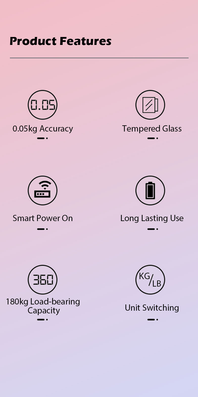 AKER LCD Digital Scale Portable USB Rechargeable Weighing Scale ...