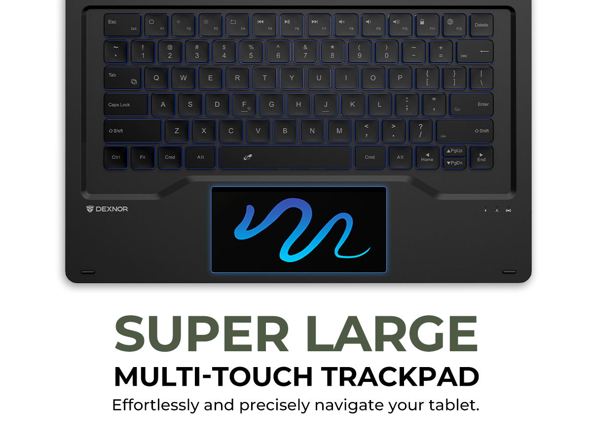 Dexnor Keyboard Case for Samsung Galaxy Tab S10 Ultra/S9 Ultra Keyboard ...